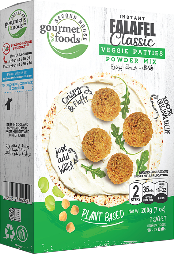 Second House Products - Falafel Ready Powder Mix