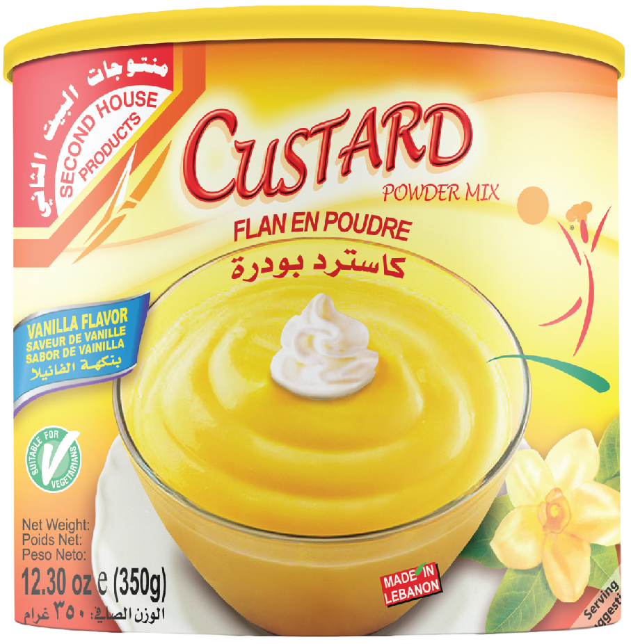 Second House Products - Custard Vanilla Powder Mix